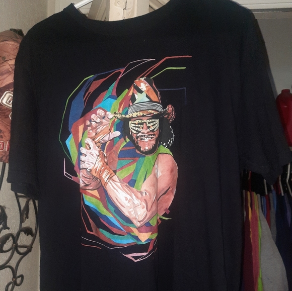 WWE | Shirts | Wwe Macho Man Randy Savage Tshirt Rob Schamberger 3 ...